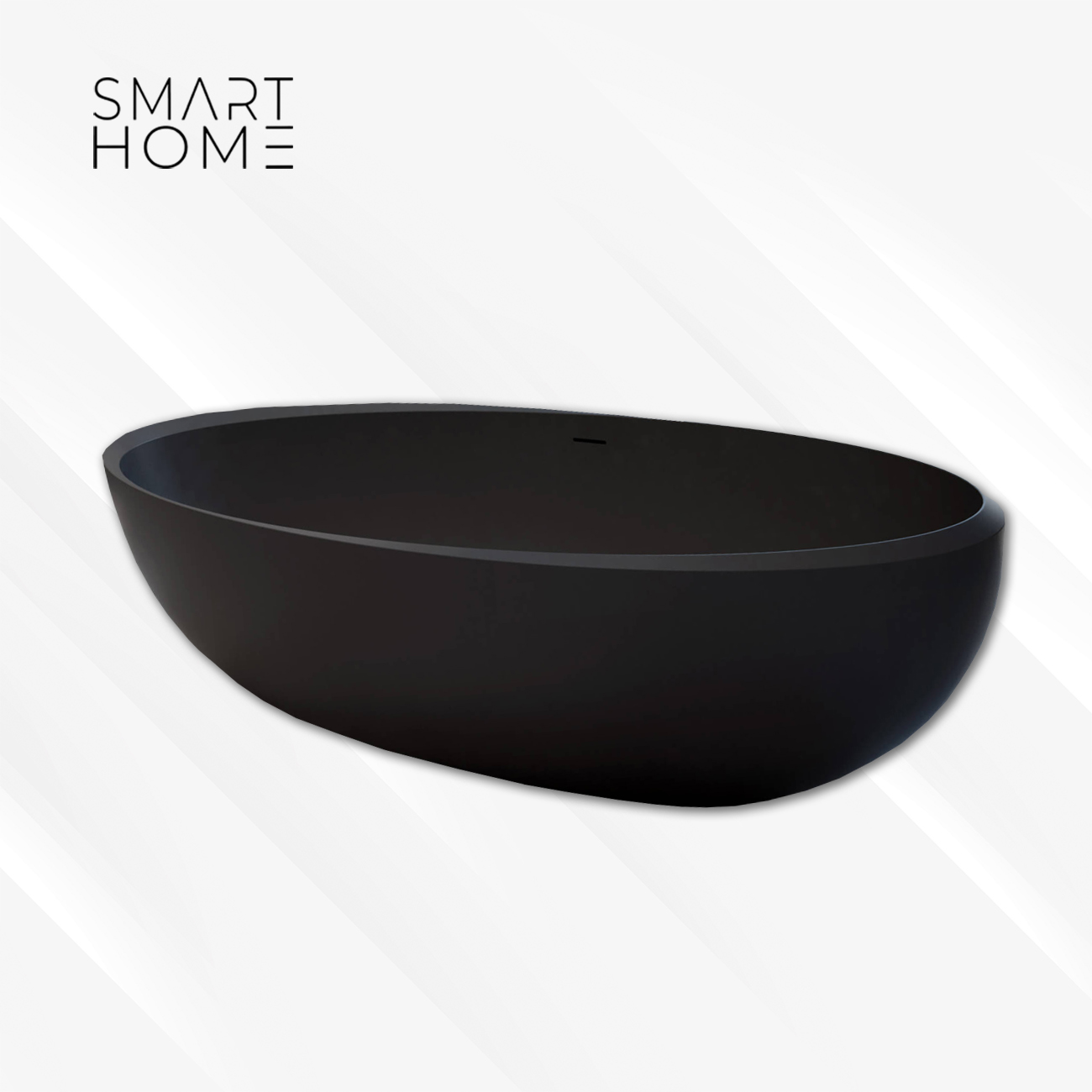 Tina Negra Piedra Sinterizada - SMART HOME